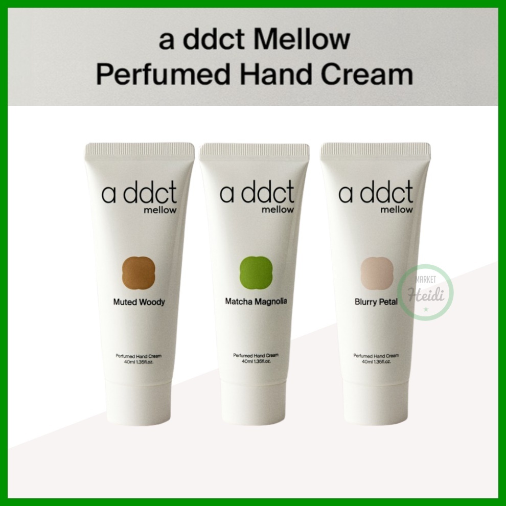 KOREA 🇰🇷 Addct Mellow Perfumed Hand Cream 40ml (Musted Woody / Matcha Magnolia / Blurry Petal ...
