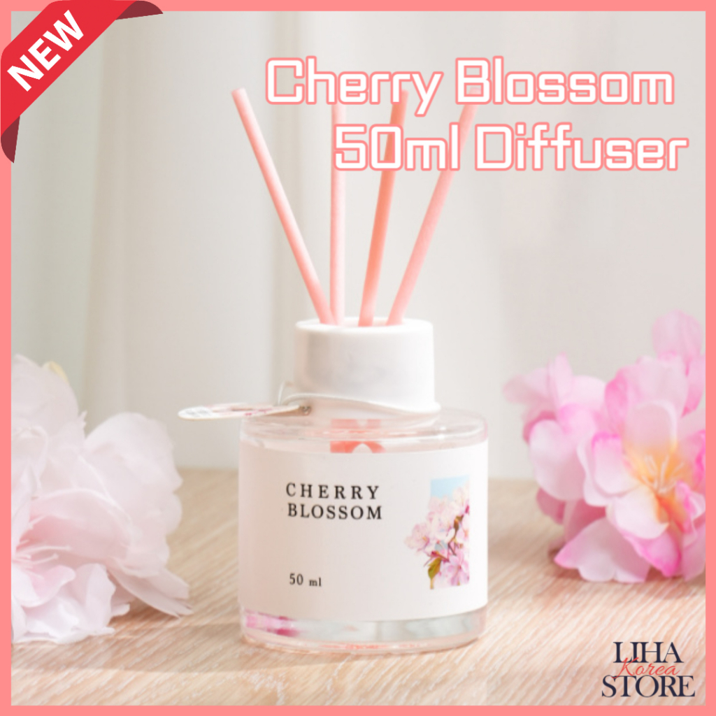 Korea Spring Series Cherry Blossom Diffuser 50ml Lead Diffuser | Shopee ...