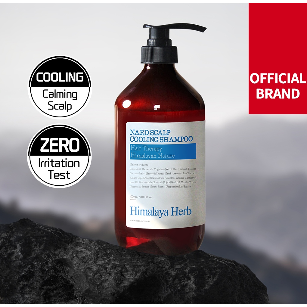 [NARD] Scalp Cooling Shampoo 1000ml - Sensitive Scalp, Itchiness ...