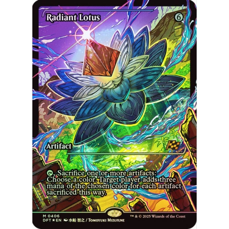 MTG Aetherdrift - Radiant Lotus (Japanese Showcase Foil) | Shopee ...