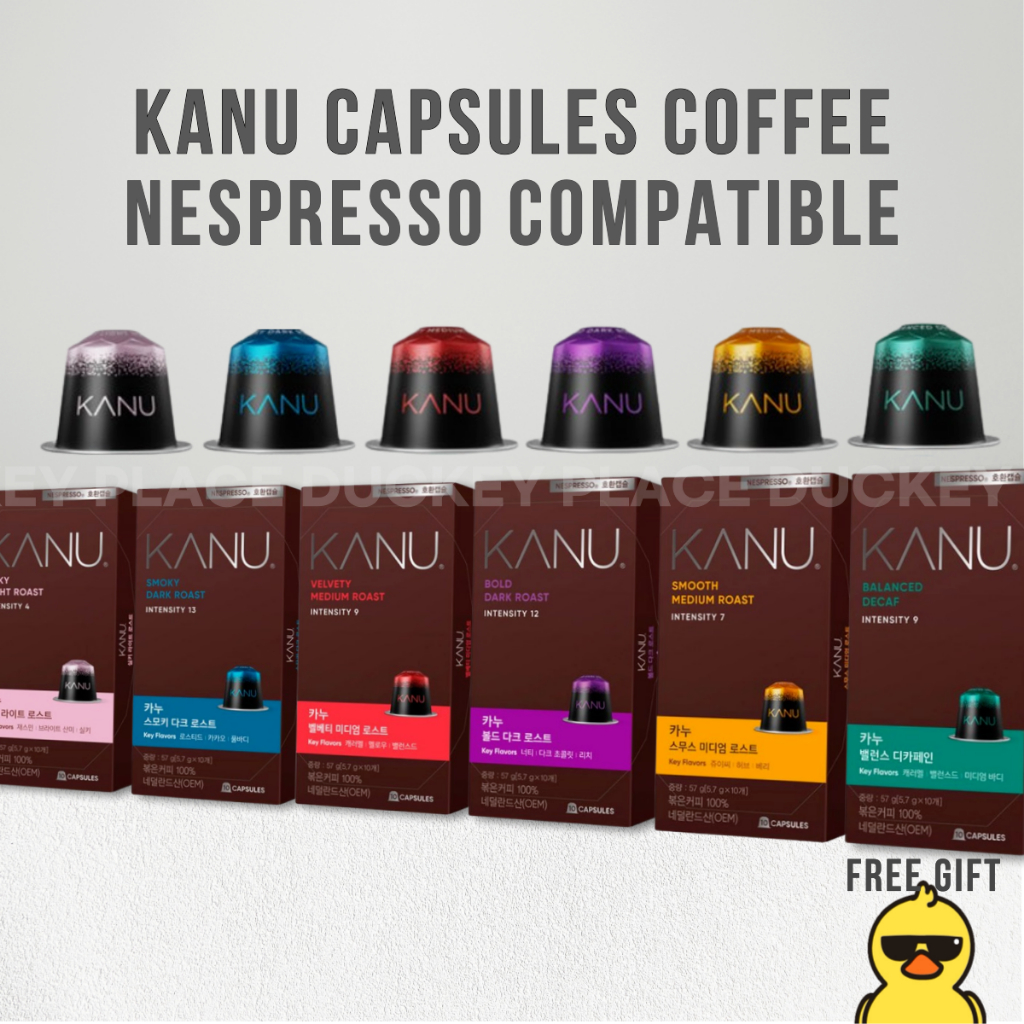 KANU Capsule Coffee Nespresso Compatible 6 Flavors | Shopee Philippines