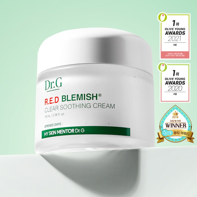 Dr.G Red Blemish Clear Soothing Cream 70ml | Shopee Philippines