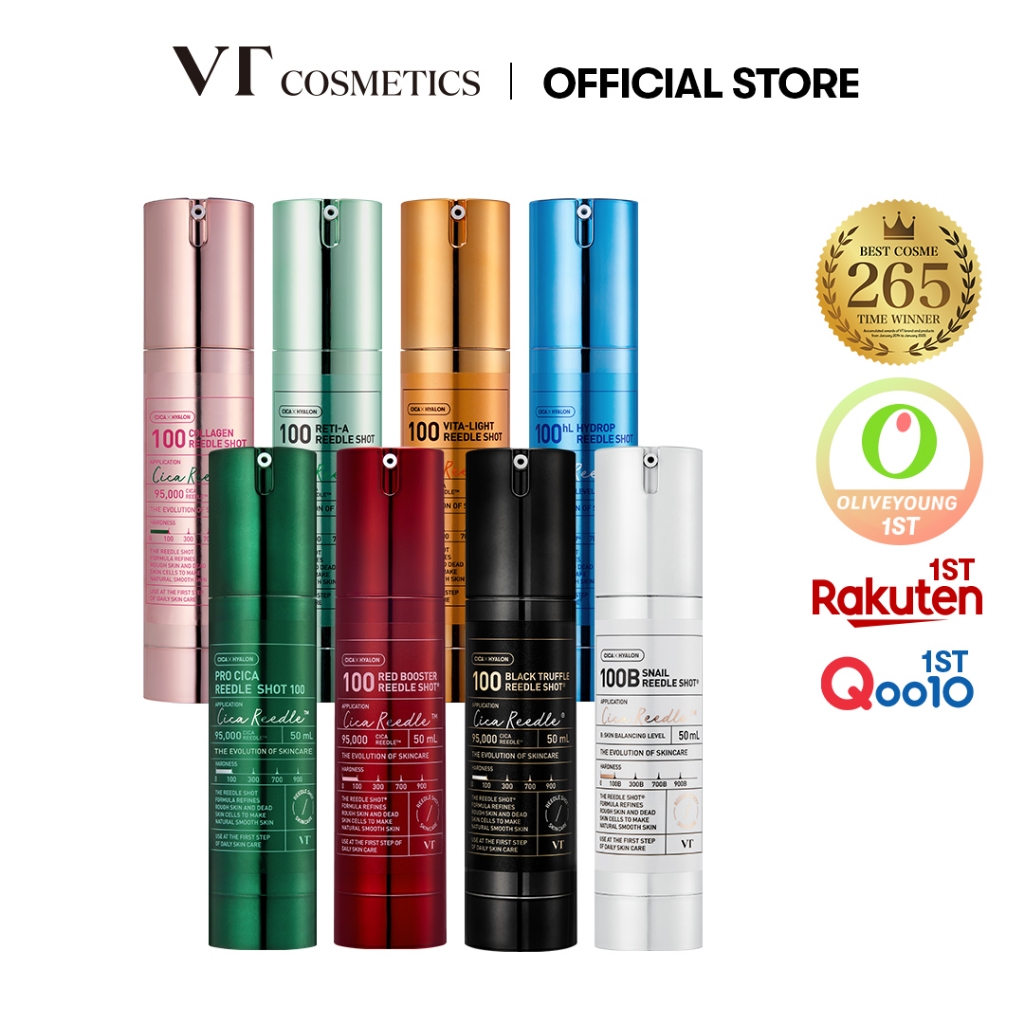 [VT] ALL Color Reedle Shot 100/300/700 for each skin concerns [Official Flagship] | Shopee ...