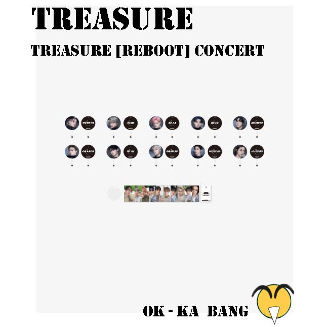 TREASURE [REBOOT] TREASURE IMAGE PICKET | Shopee Philippines