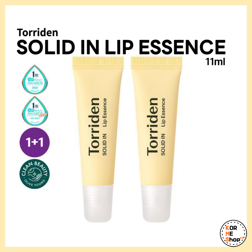 TORRIDEN Solid In Lip Balm Essence 11ml 1+1 | Lip Balm Lip Nutrition Essence Lip Moisturizing ...