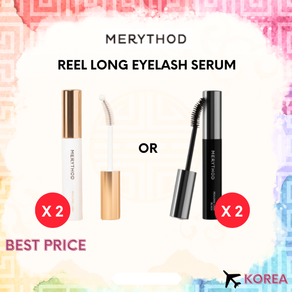 [MERYTHOD] Reel Long Eyelash Serum 1+1 (2 colors - Clear or Black ...