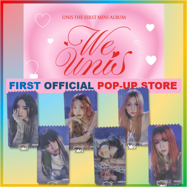 UNIS THE FIRST Offline POP-UP STORE, ENTRANCE TICKET PHOTO | Shopee ...