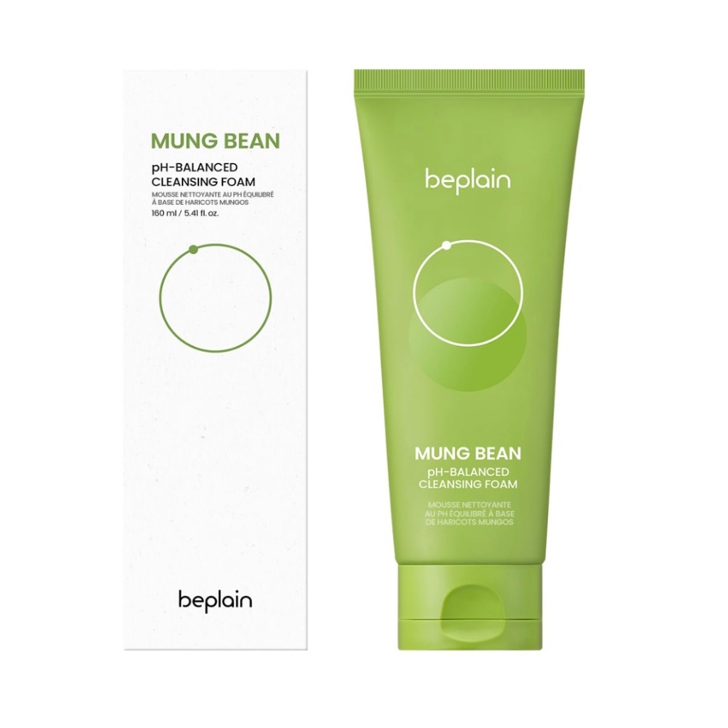 BEPLAIN MUNG BEAN PH-BALANCED CLEANSING FOAM – 80ML | Shopee Philippines
