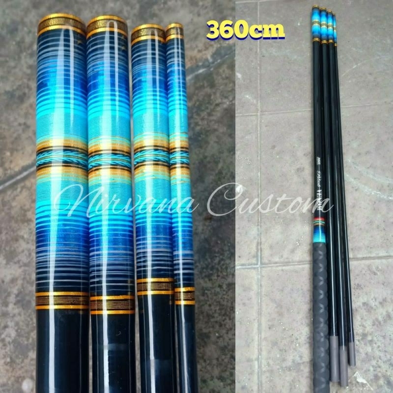 Black venom 360 & 270 rilis lele fishing rod | Shopee Philippines
