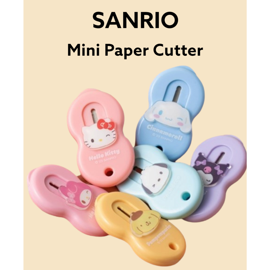 [SANRIO] Stationery parcel paper cutter Cinnamoroll/Kuromi/Melody ...
