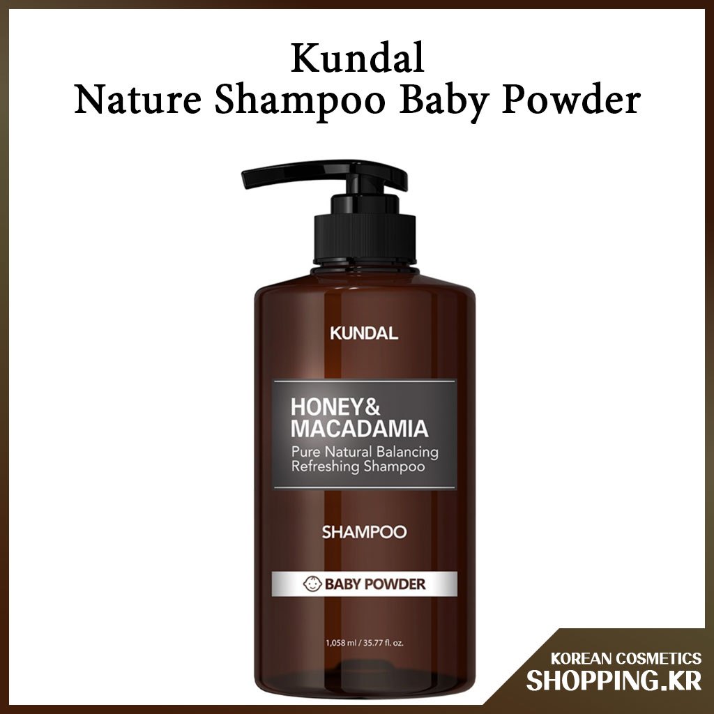 [Kundal] Honey & Macadamia Nature Shampoo Baby Powder 1058ml | Shopee ...