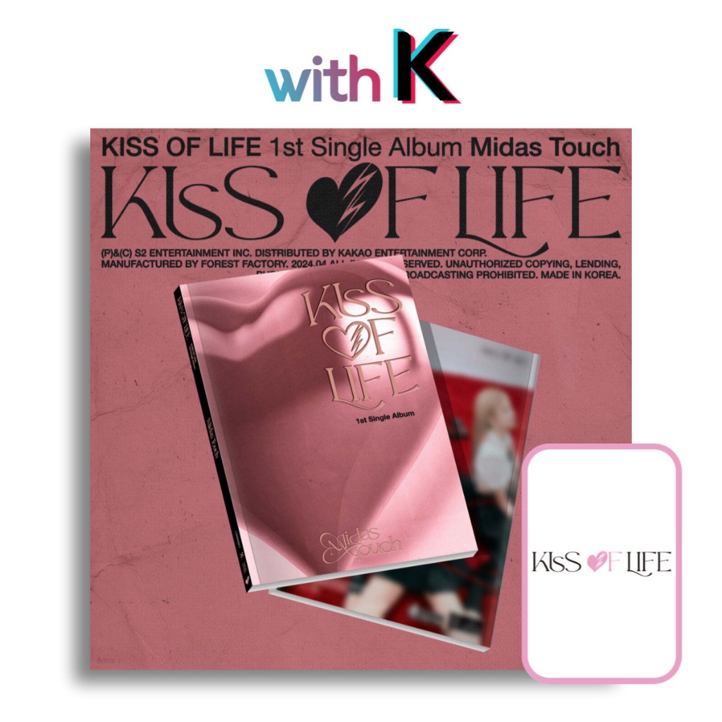 [KIOF] KISS OF LIFE - Midas Touch / 1st Single Album (Photobook ver ...