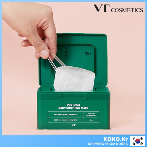 VT COSMETICS Pro-Cica Daily Sooting Mask 30ea with FREEBIES | Shopee ...