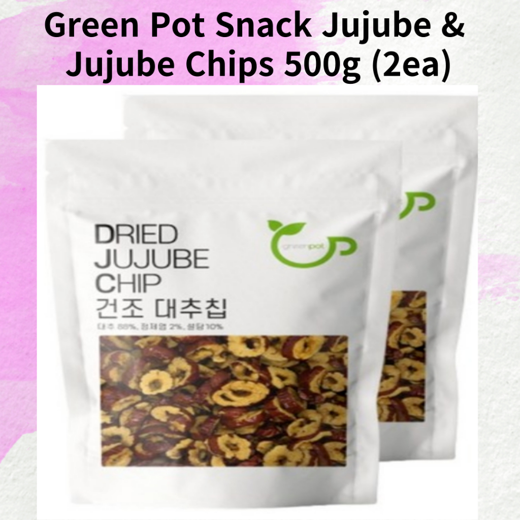 Green Pot Snack Jujube & Jujube Chips 500g (2ea) | Shopee Philippines