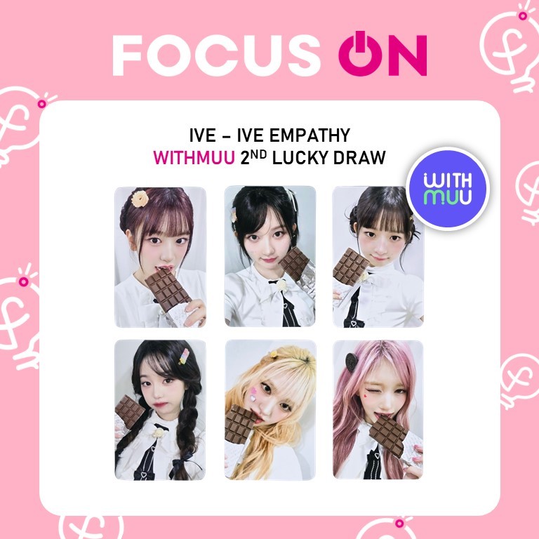 IVE 2ND LUCKYDRAW WITHMUU IVE EMPATHY PHOTOCARD | Shopee Philippines