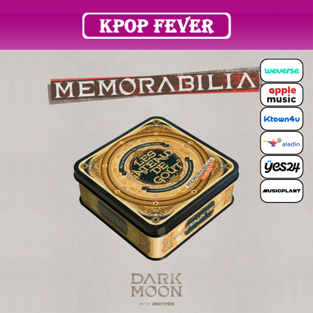 ENHYPEN - DARK MOON SPECIAL ALBUM [ MEMORABILIA ] Moon ver. + POB ...
