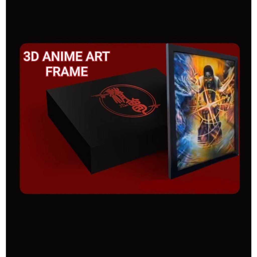 3D Anime Art Frame (Random Anime Series' Artwork) | Shopee Philippines