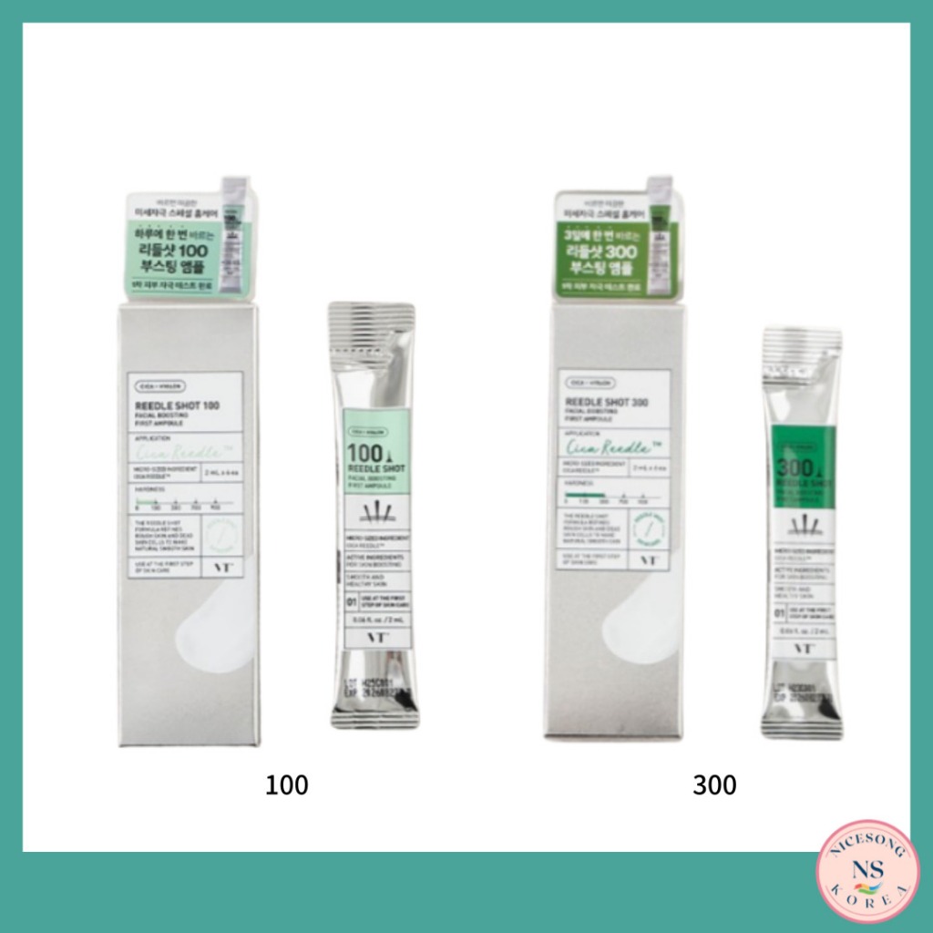 [Daiso]VT Reedle Shot Facial Boosting First Ampoule (100/300)Shot (Daiso Korea) | Shopee Philippines