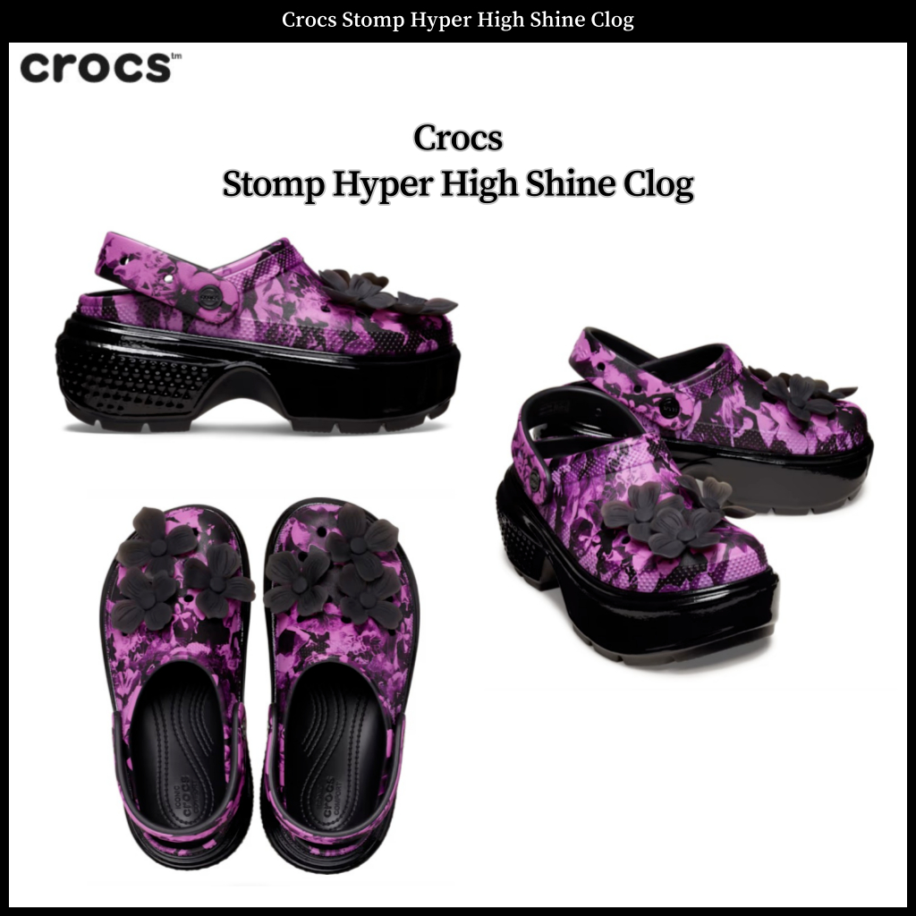 Crocs Stomp Hyper High Shine Clog | Shopee Philippines