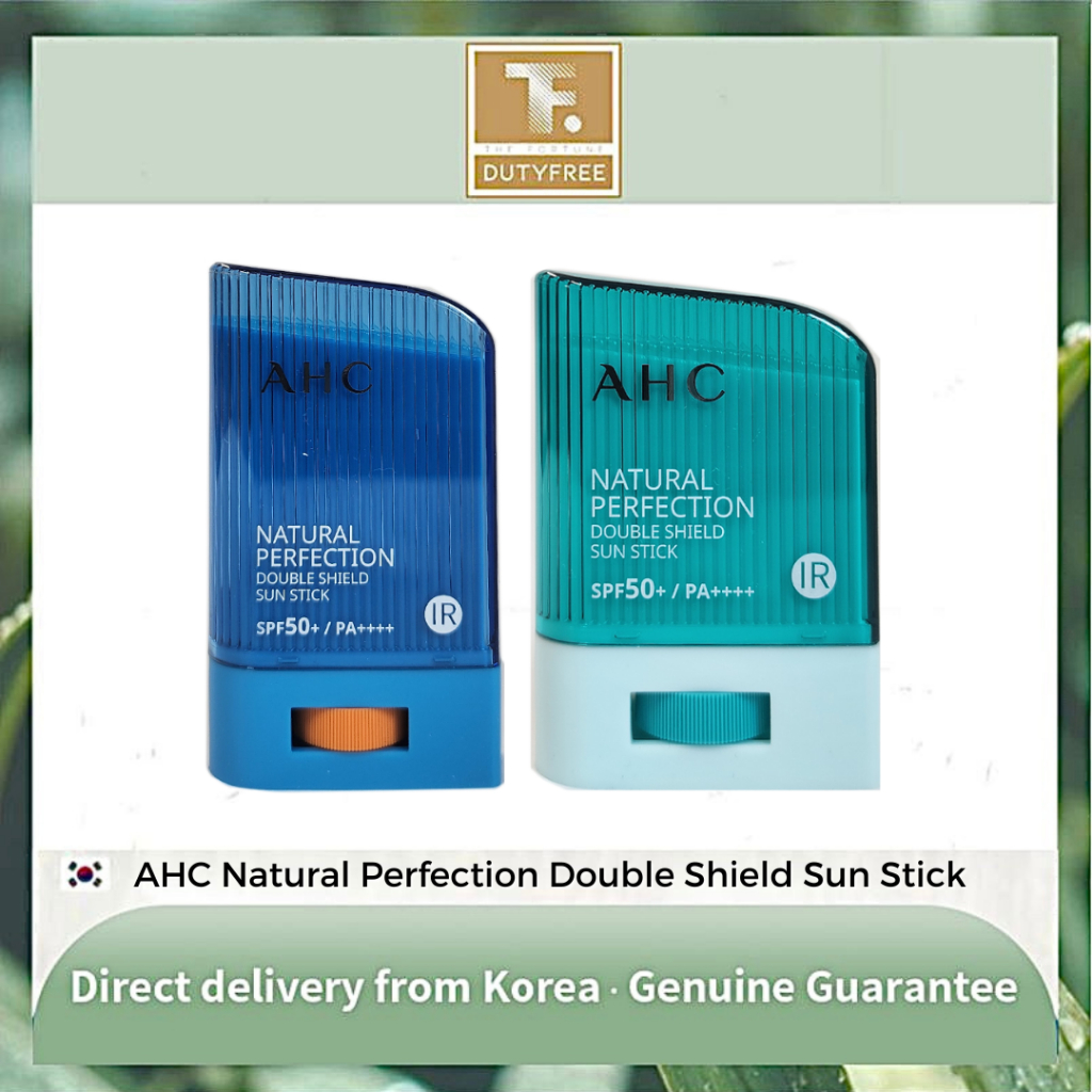 AHC Natural Perfection Double Shield Sun Stick SPF50+ PA++++ 14g/22g | Shopee Philippines