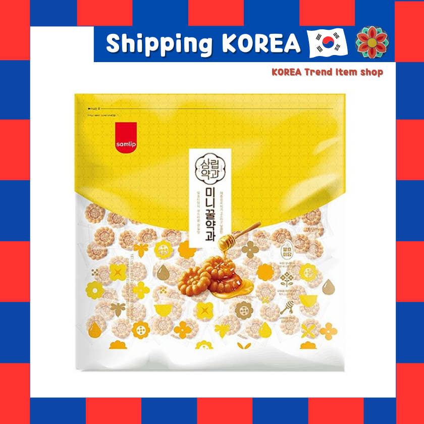 K-Food Snack, SPC Samlip Yakgwa, 꿀약과, korea tea food, korea snack ...