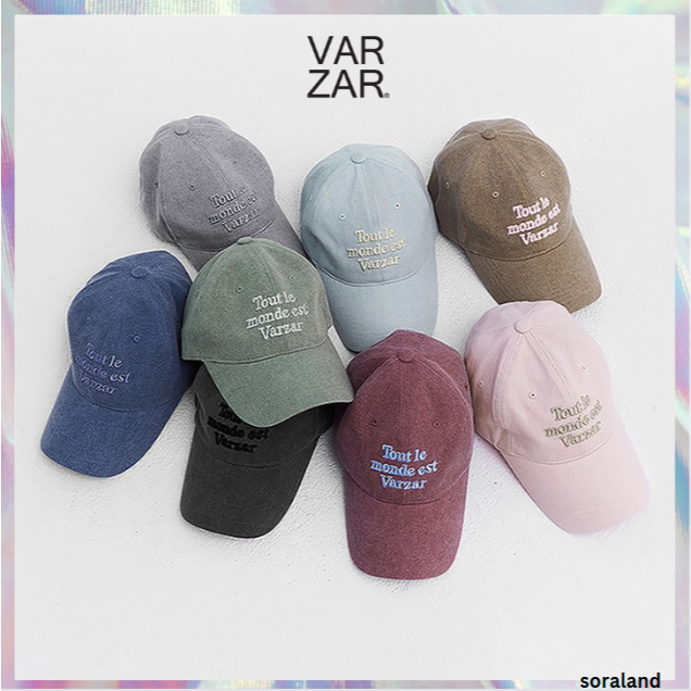 Celebrity Pick [varzar] Unisex TMV Lettering Ball Cap 24 Colors ...