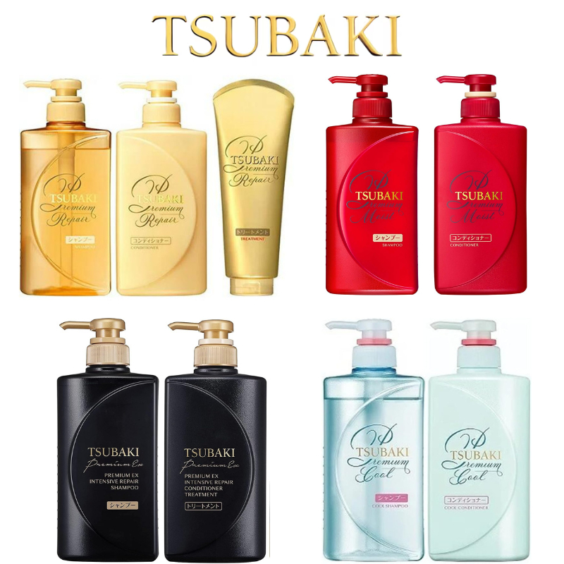 TSUBAKI PREMIUM Shampoo / Conditioner Hair Care - Moist, Repair, Cool ...