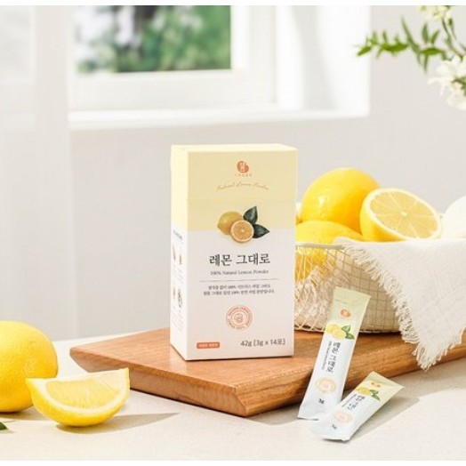 100% dried lemon Natural lemon powder stick dried in the skin (3g x14 ...