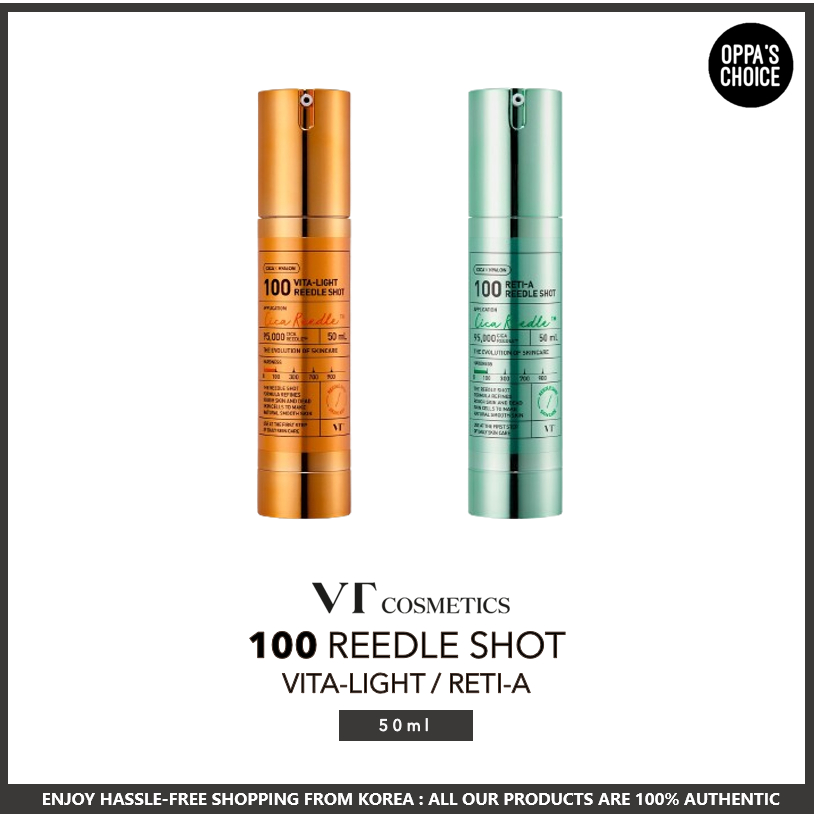[NEW] VT COSMETICS REEDLE SHOT 100 (VITA LIGHT / RETI-A) 50ml | Shopee Philippines