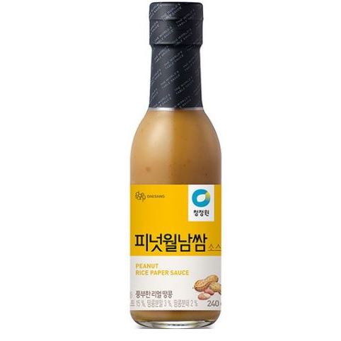 Chung jung won Peanut rice paper Sauce Korean Best Selling Food 240g ...