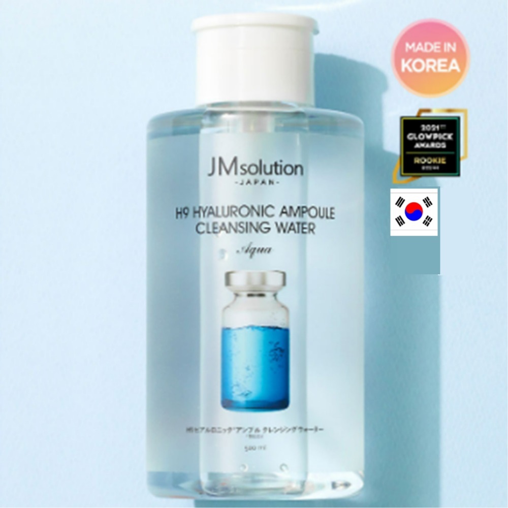 JM solution H9 hyaluronic ampoule cleansing water 500ml | Shopee Philippines