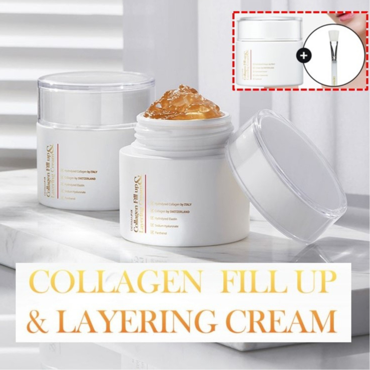 [DERMAFIX] Collagen Fill-up Cream 50g for Skincare & Hydration | Shopee ...