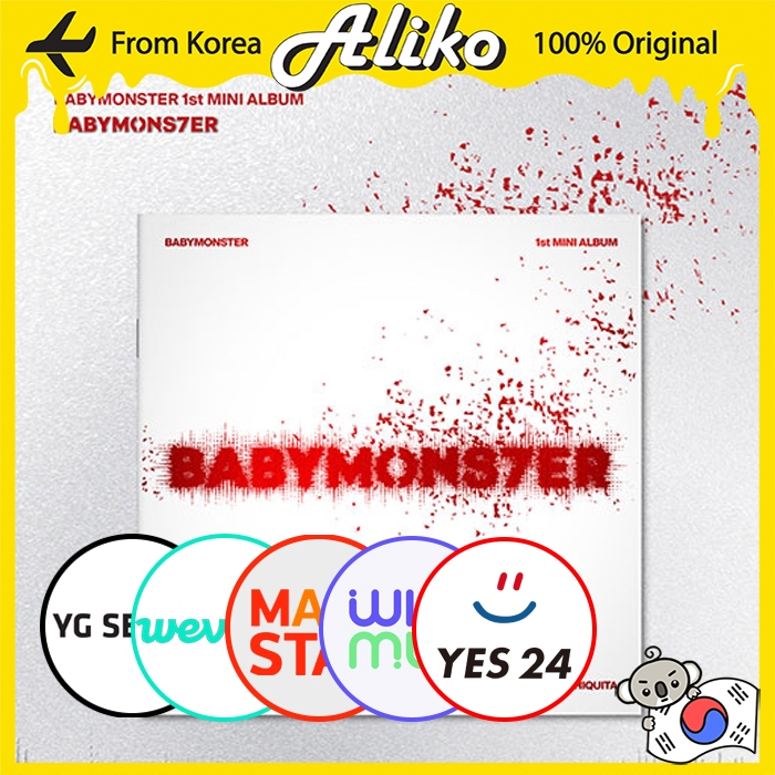 BABYMONSTER 1st MINI ALBUM [BABYMONS7ER] PHOTOBOOK VER. | Shopee ...
