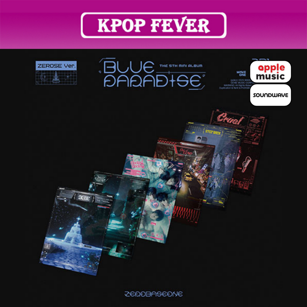 ZEROBASEONE (ZB1) - [ BLUE PARADISE ] 5TH MINI ALBUM / ZEROSE VER ...