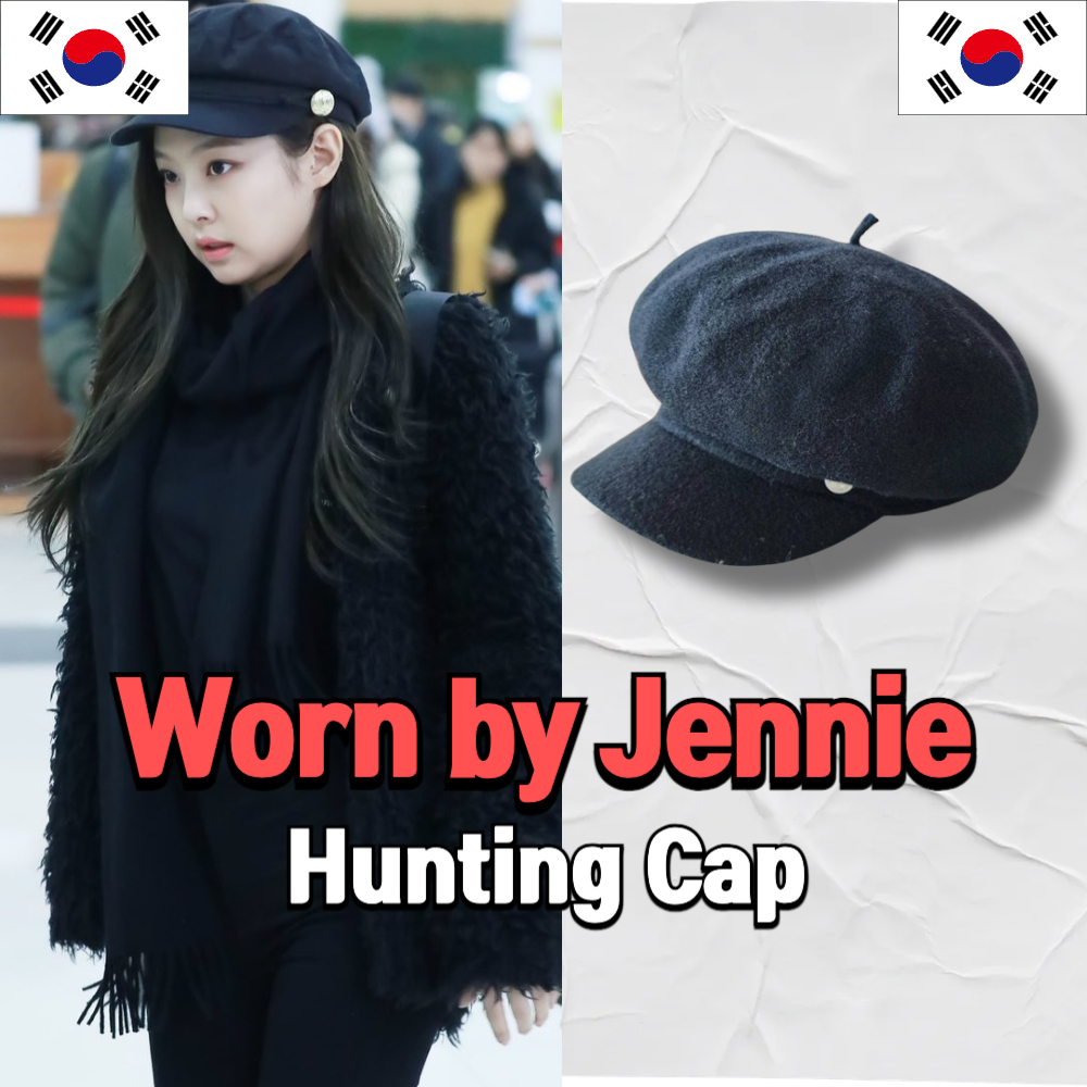 Korea Fashion Hunting Cap Worn by BLACKPINK's Jennie | Shopee Philippines