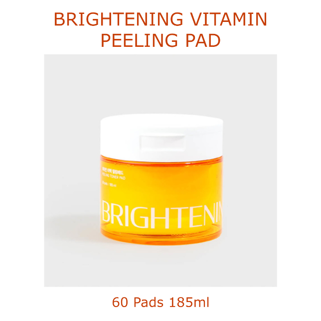Vitamin Brightening Peeling Toner Pad from Korea 60 Pads 185ml | Shopee ...
