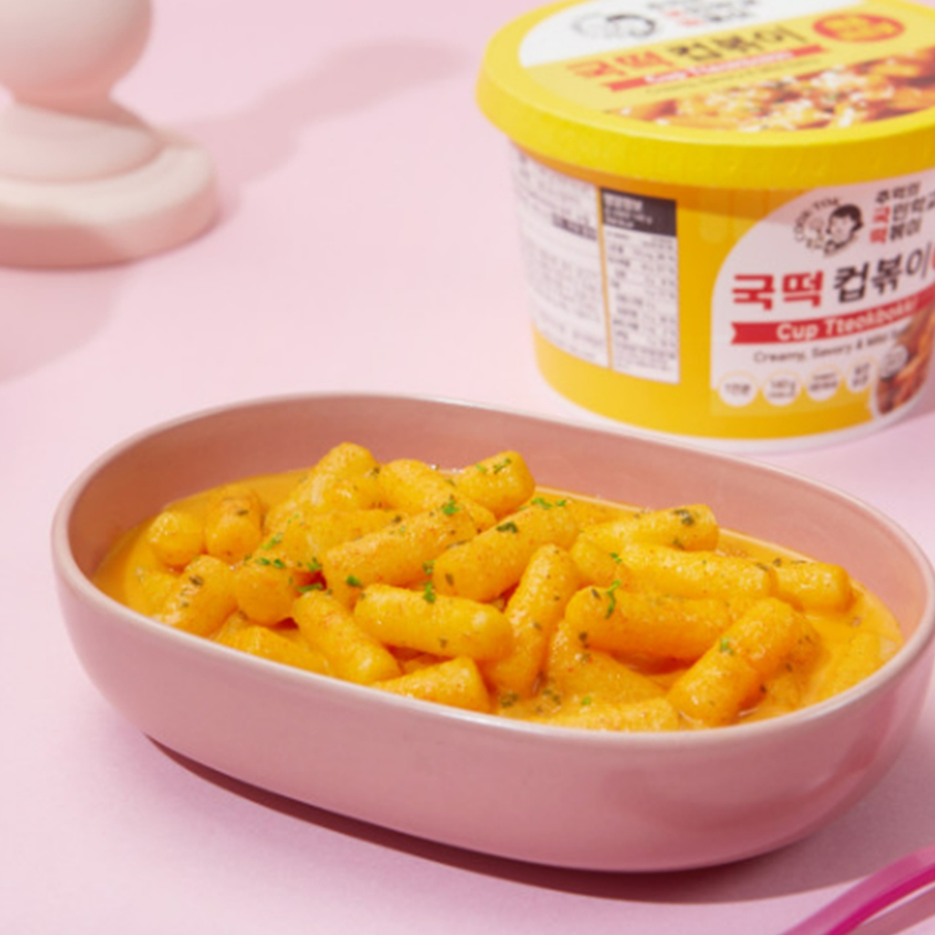 Cook-Tok Instant Cup Tteokbokki 145g 1+1 Spicy carbonated flavor Korean ...