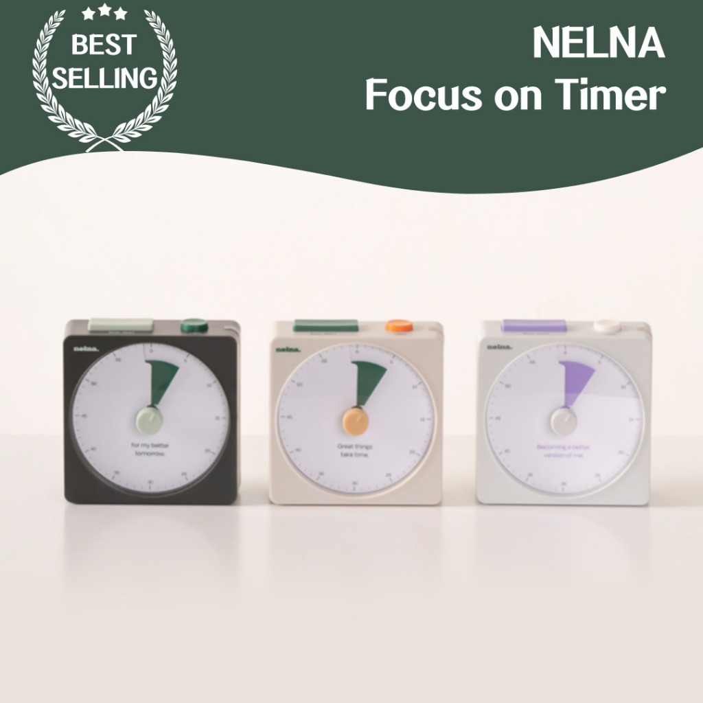 NELNA Focus On Timer - Google Pomodoro Study Magnet Time Timer | Countdown, Kitchen, Digital ...