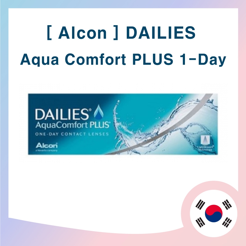 [ Alcon ] Dailies Aqua Comfort PLUS Daily Contact Lens (30 pcs per Box ...