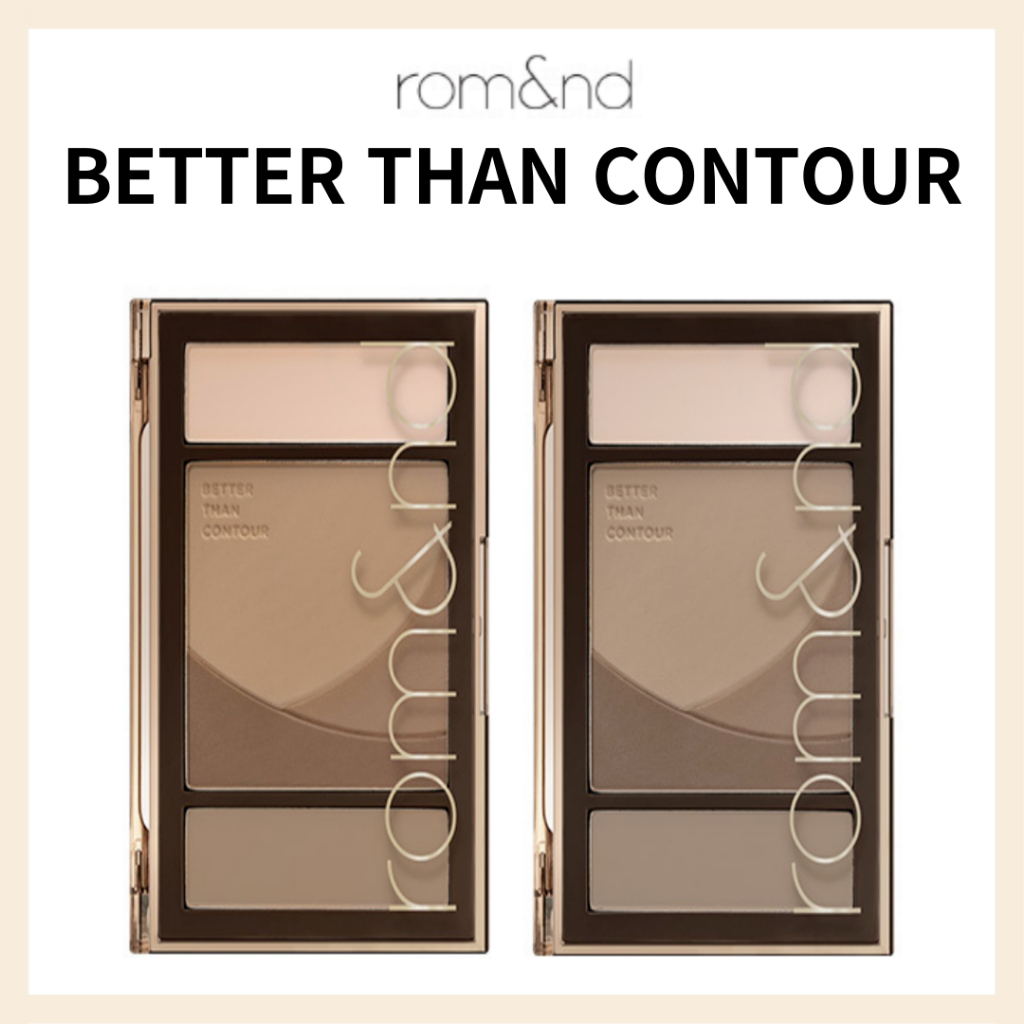 [rom&nd] 2024 NEW BETTER THAN CONTOUR makeup contour palette / face ...