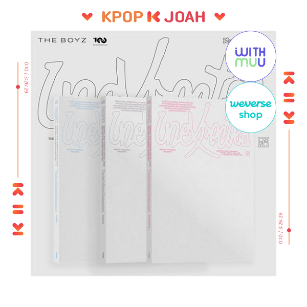 [POB][3 SET](PHOTOBOOK Ver.) THE BOYZ [Unexpected] 3rd Album (17th Mar ...