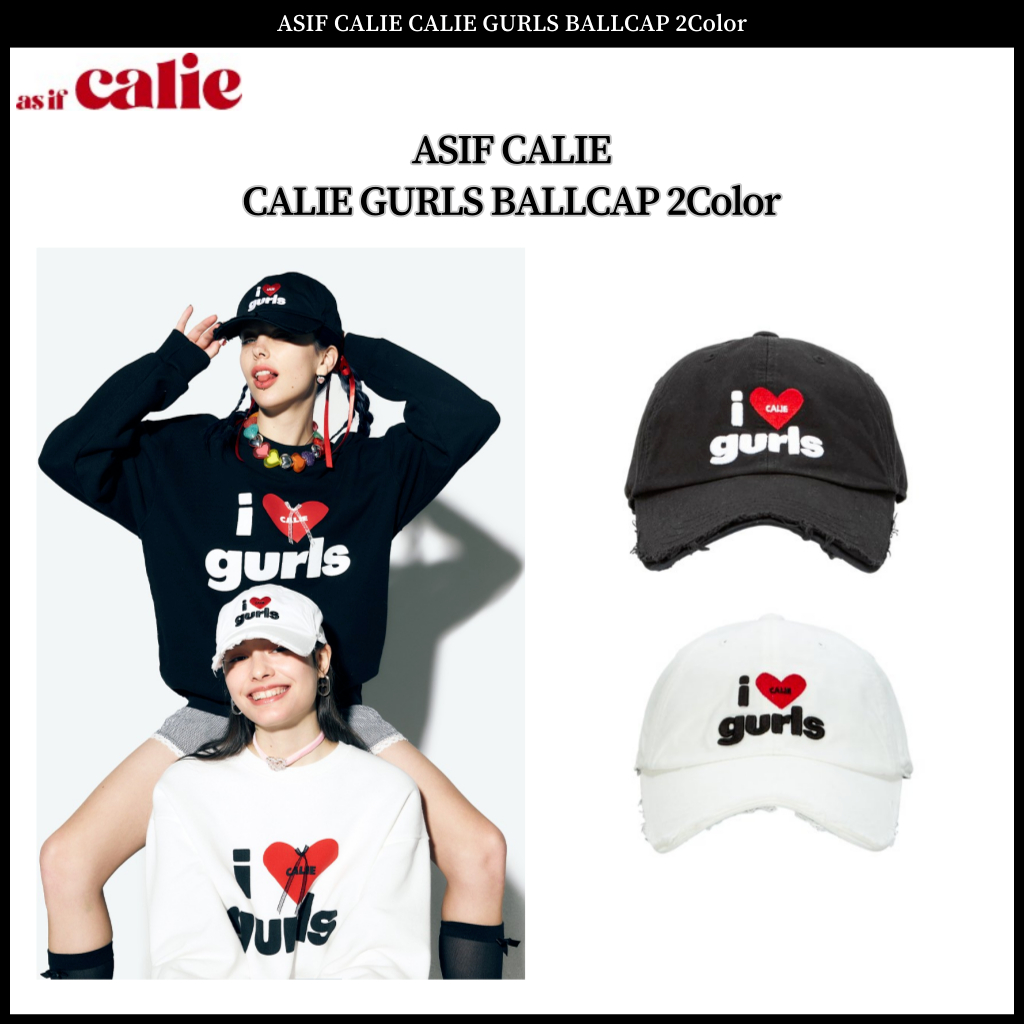 ASIF CALIE CALIE GURLS BALLCAP 2Color 100% genuine | Shopee Philippines