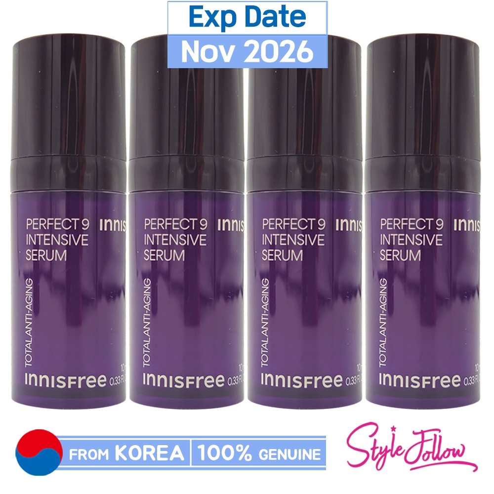 4pcs/40ml ️[INNISFREE] Perfect 9 Intensive Serum 10ml (Sample) | Shopee ...