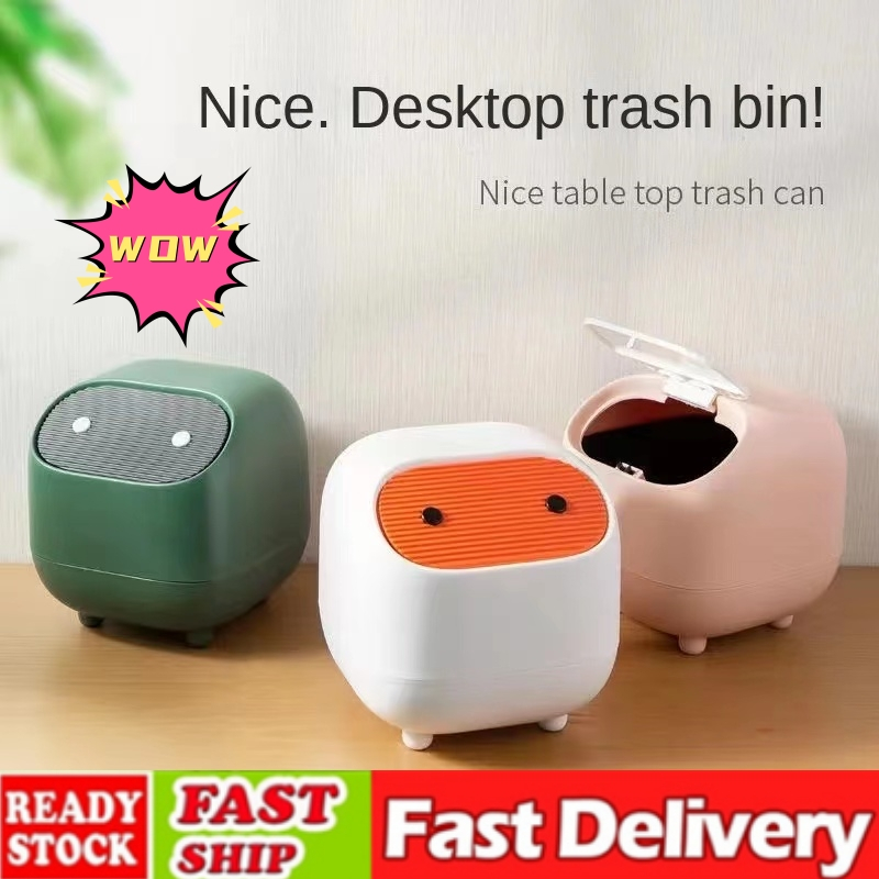 Desktop bin mini dustbin trash bin small dustbin PP Material ...