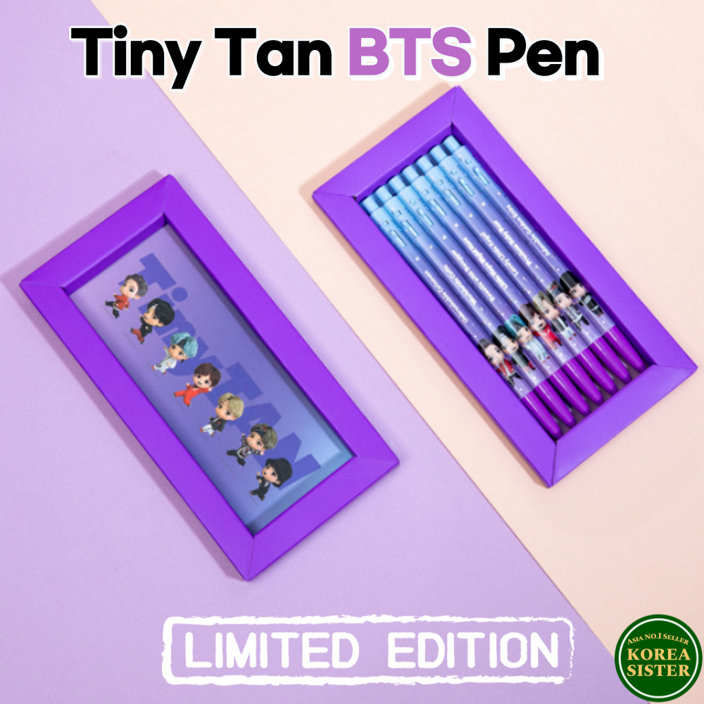 BTS ballpoint pen 1set (7ea/70g) / tiny tan / hive / idol / army ...