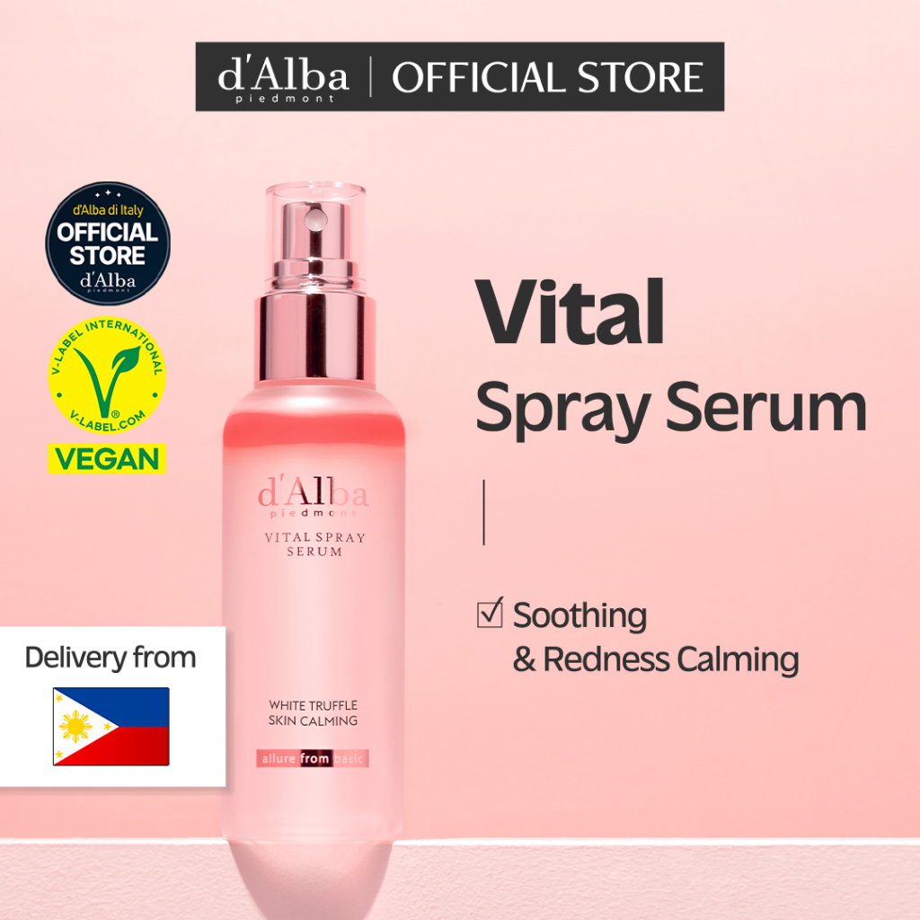 [D'ALBA OFFICIAL] Vital Spray Serum 100ml, Vegan, Premium Mist Serum ...