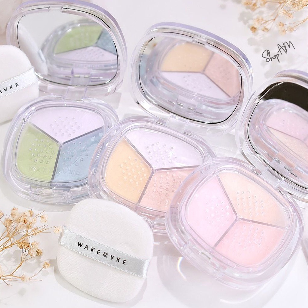 BoxPacking [WAKEMAKE] Stay Fixer Multi Color Powder 4 Colors / ship ...