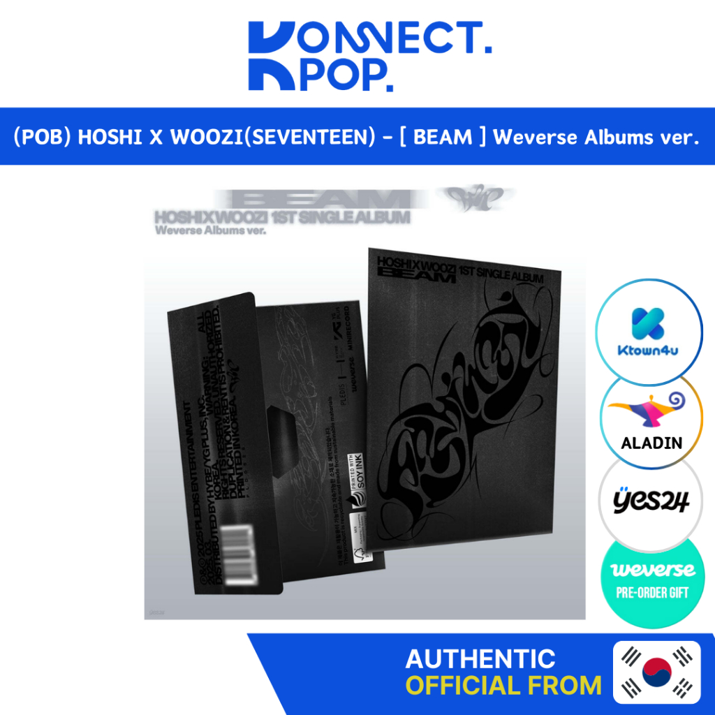 (POB) SEVENTEEN HOSHI X WOOZI - 1st Single Album [ BEAM ]_Weverse album ...