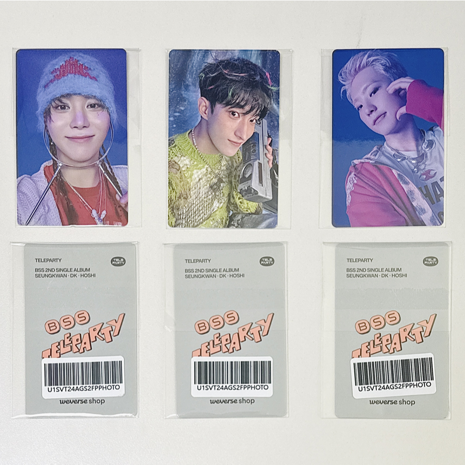 [OFFICIAL] WEVERSE SHOP BSS SEVENTEEN 2nd Single Album 'TELEPARTY ...