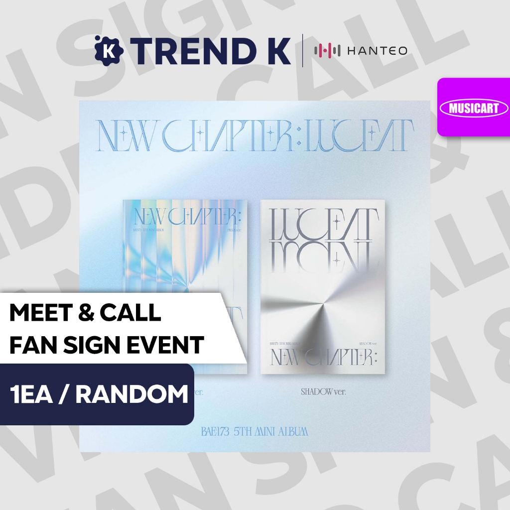 BAE173 - 5TH MINI ALBUM [NEW CHAPTER : LUCEAT] (1EA / RANDOM) | Shopee ...